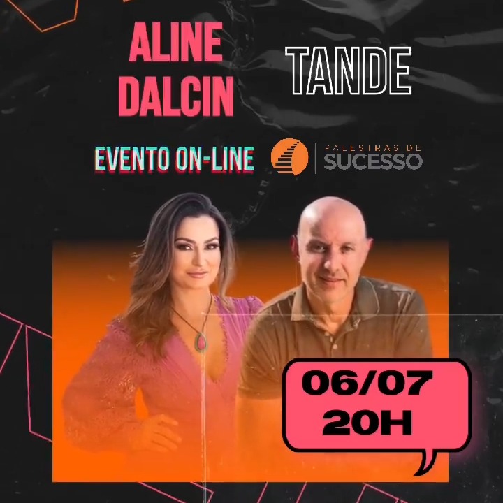 Palestras para Aline Dalcin - Palestras de Sucesso